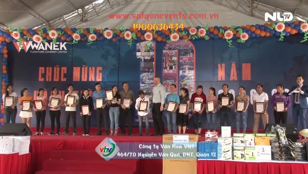 Cho thuê thiết bị chương trình kỷ niệm 10 năm thành lập Cty Wanek - Sân ...